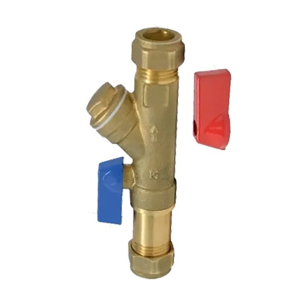 Double Check Valve With 40 Mesh Y Strainer